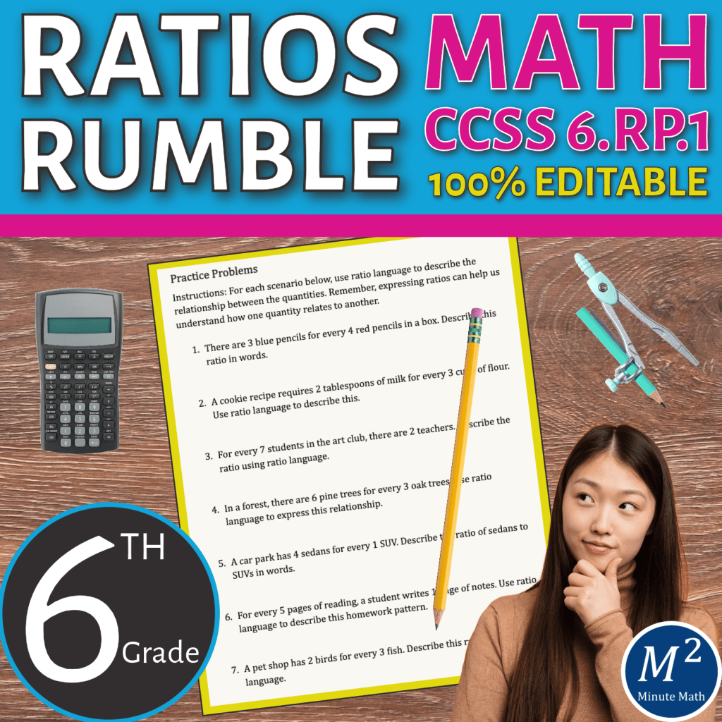 Ratios Rumble: Exploring the World of Numbers! w/ Video Lessons ...