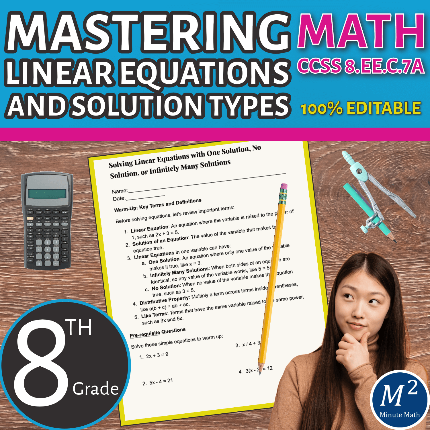 Solving Linear Equations with One Solution, No Solution, or Infinitely ...